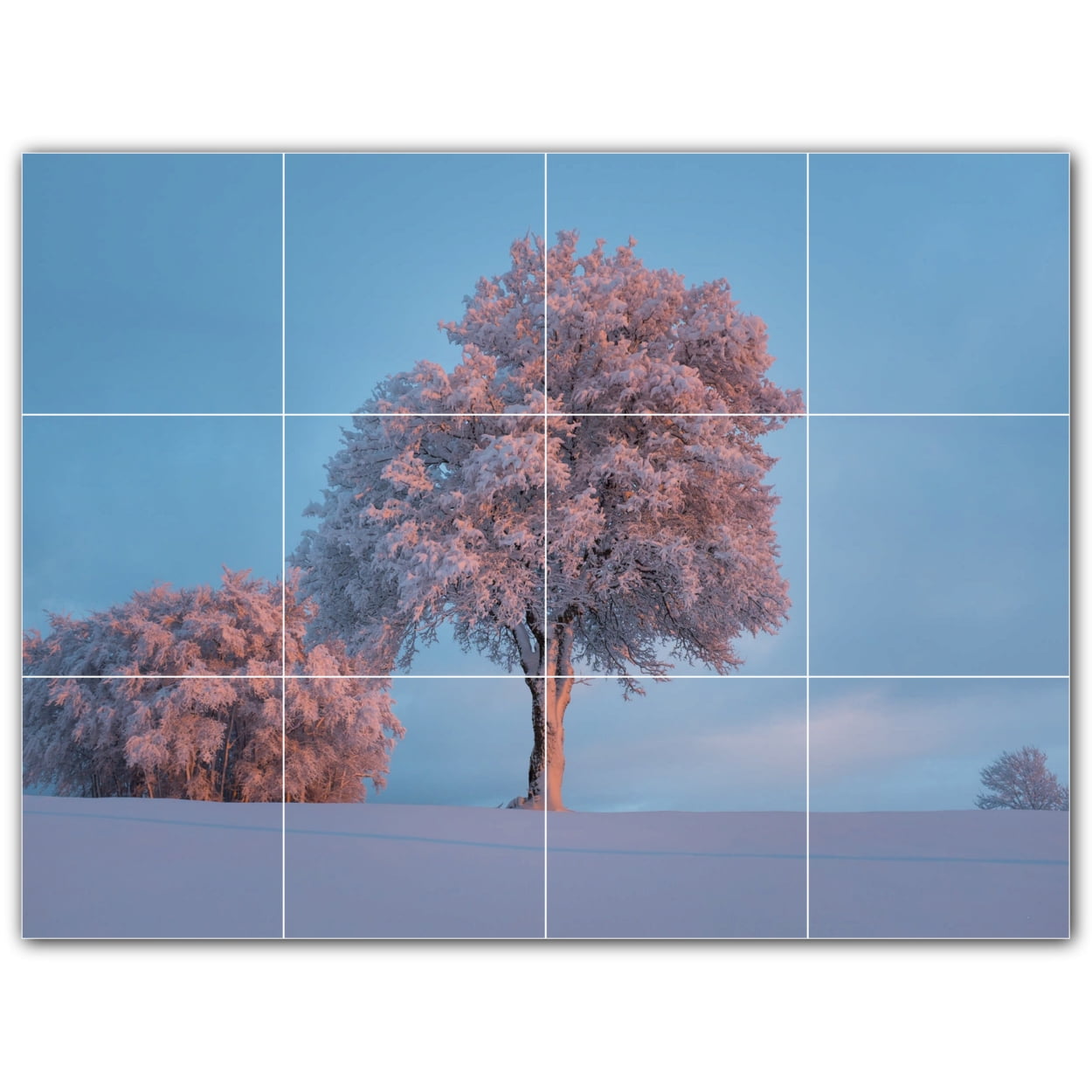 Picture-Tiles.com: Trees Ceramic Tile Wall Mural WAL501035-43M. 24"W x ...