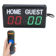 Portable Electronic Scoreboard with LED Display and Remote Control for ...