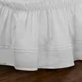 Easy Fit Adjustable Baratta Stitch Embroidered Bed Skirt - Walmart.com