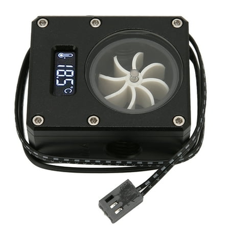 Water Cooling Meter, 12V Small 3pin LCD Display PC Water Cooling Meter ...