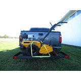 Tow Tuff 62 Inch Steel Cargo Carrier and Bike Rack, Hitch Car Vehicle ...