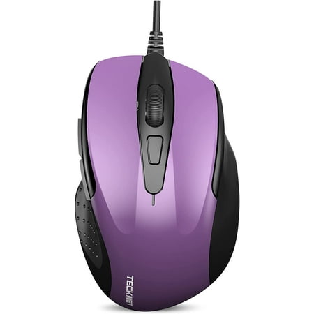 6-Button USB Wired Mouse with Side Buttons, Optical Computer Mouse with ...
