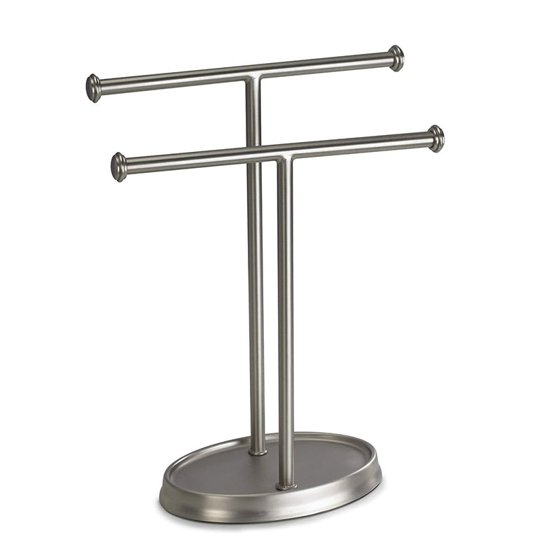 Double Hand Towel Tree 2 Towels Holder And Accessories Stand For double-hand-towel-tree-2-towels-holder-and-accessories-stand-for