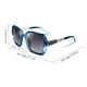 FEISEDY Polarized Women Square Sunglasses Sparkling Composite Shiny Frame B2289 - Walmart.com