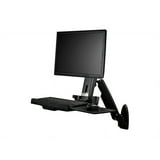 StarTech Sit-Stand Monitor Arm Keyboard Tray Desk Mount up to 27 ...