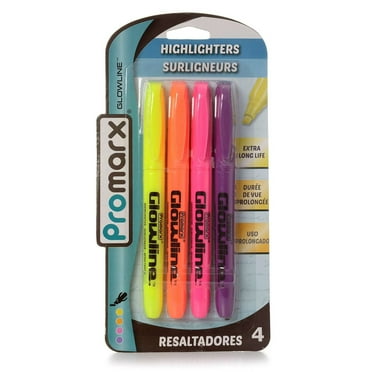 Pen + Gear Pen-Style Yellow Highlighter (4-Pack) - Walmart.com