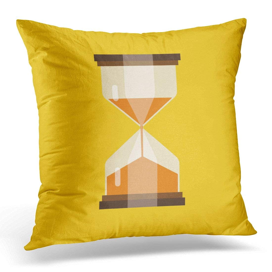 BSDHOME Flat Hourglass White Simple Sand Glass Timer Clock Time Pillows ...