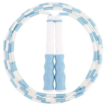 K-Roo Sports 7-foot Jump Rope with Plastic Beaded Segmentation, Pink ...