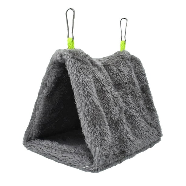 Wweixi Winter Triangular Pet Bed Small Animal Home Reusable Plush ...