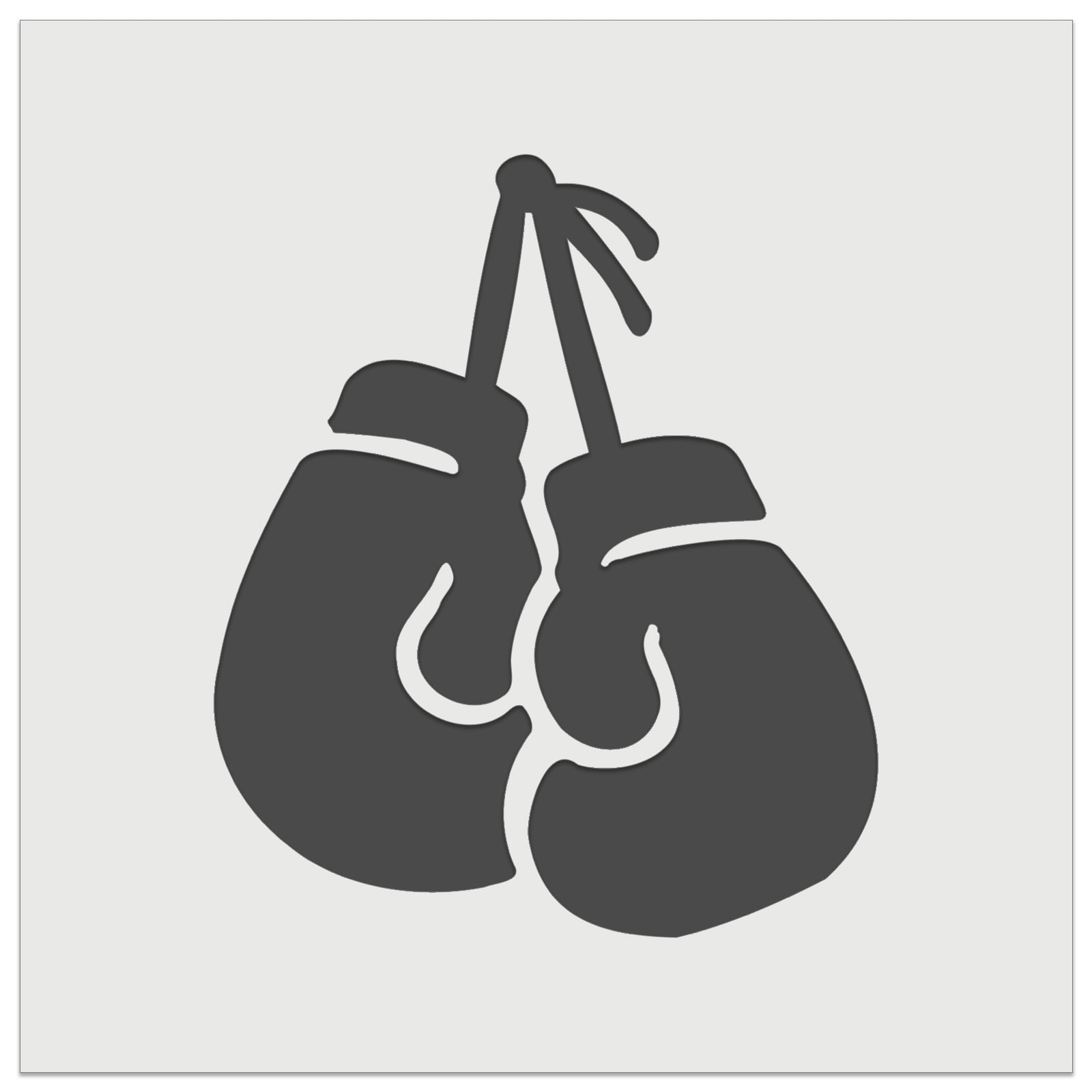 Pair of Boxing Gloves Hanging DIY Cookie Wall Craft Stencil - 9.0 Inch ...