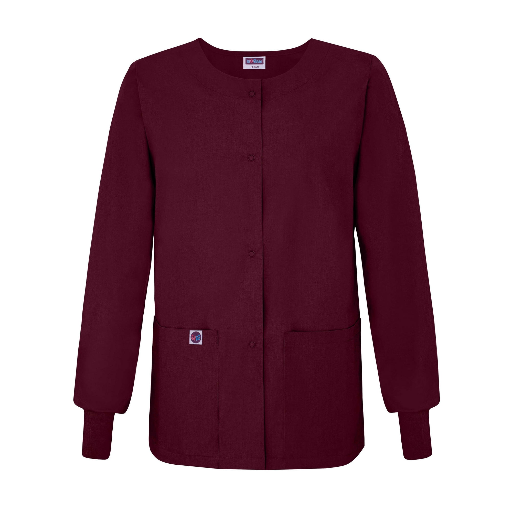 Click here for Sivvan Womens Scrub Warm-Up Jacket/Front Snaps - R... prices