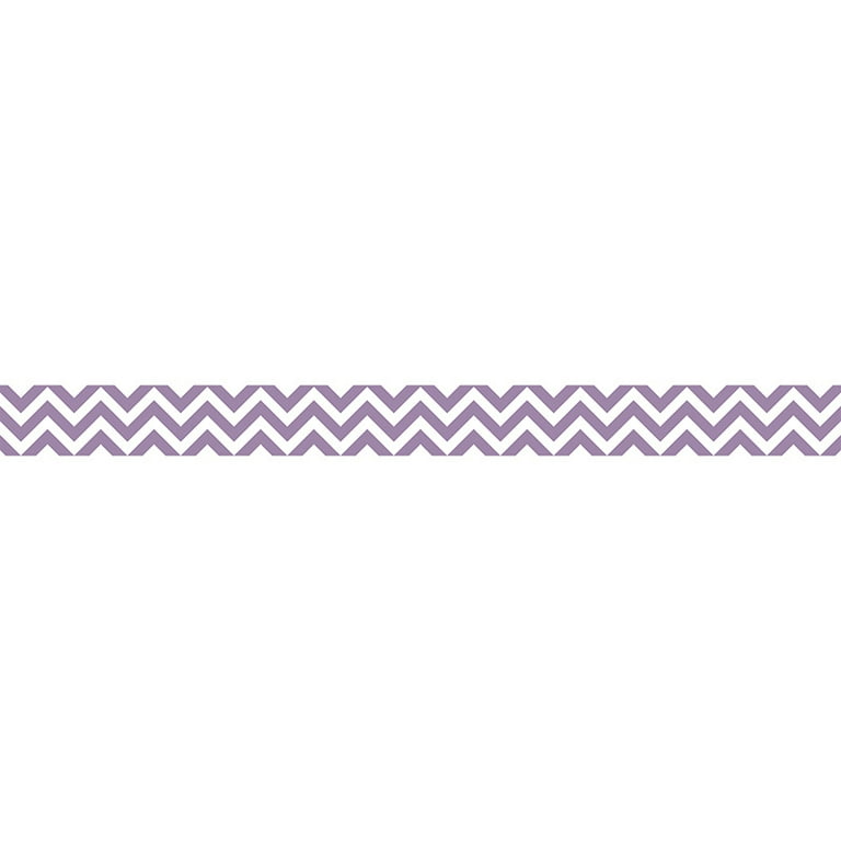 Purple Chevron Border