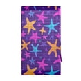 Bright Starfish Pattern Door Curtain Sheer Privacy Light Filtering ...