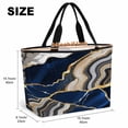 Blue Marble Mesh Beach Bag for Women Men,Large Beach Tote Waterproof ...