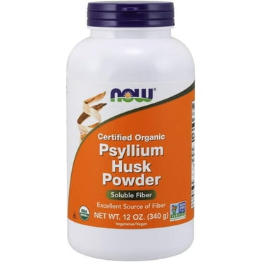 NOW Supplements Psyllium Husk Powder, Soluble Fiber, Non-GMO, 24-Ounce ...