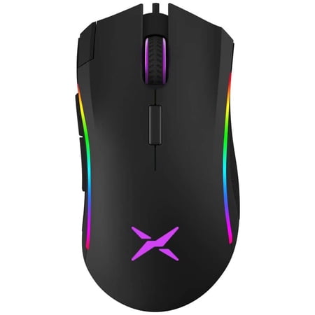 Delux M625 Wired Gaming Mouse 7 Programmable Buttons Ergonomic Mouse ...