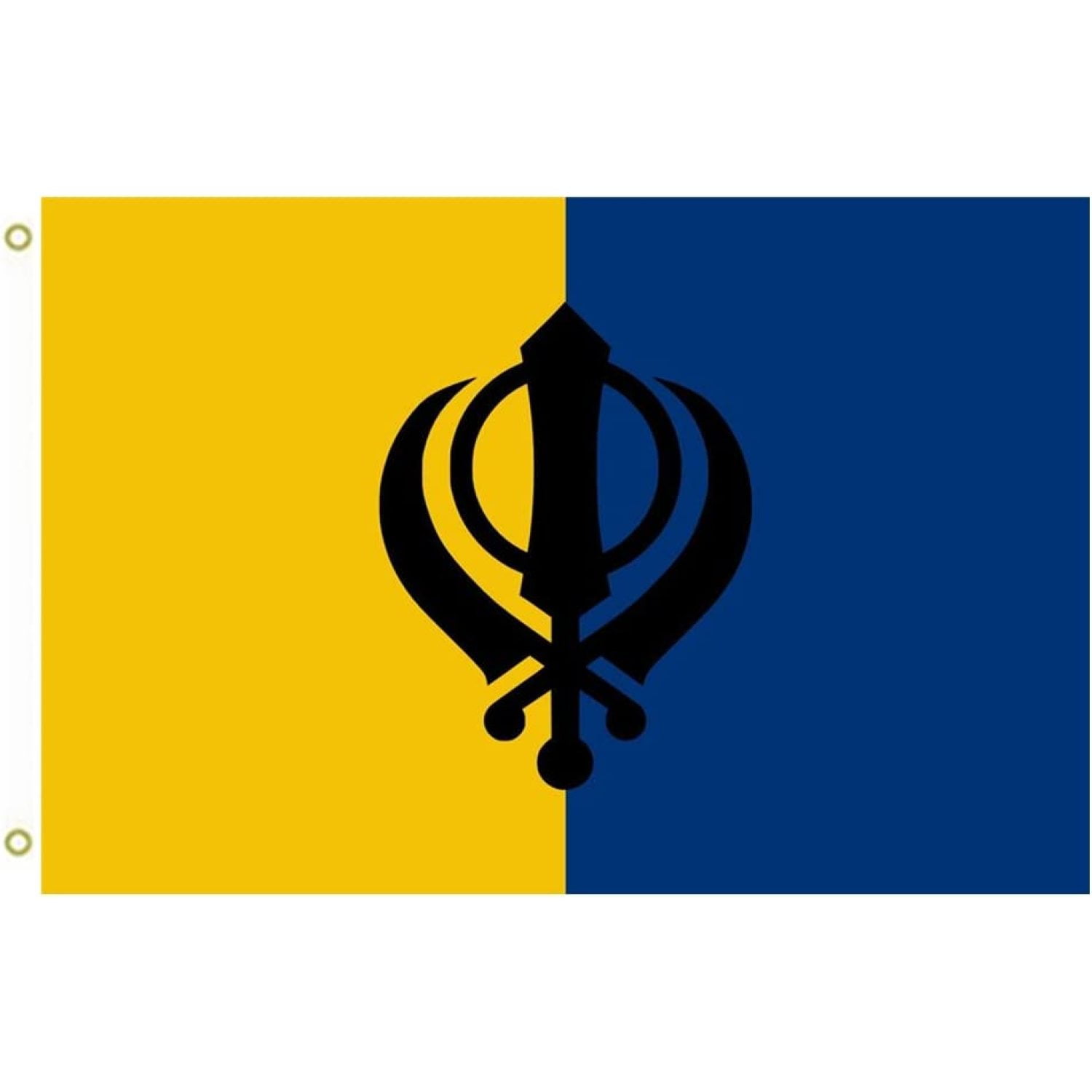 Large Flag Khalistan Flag outdoor Flag Flying flag 3x5ft banner ...