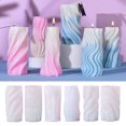 3D Cylinder Silicone Molds Cake Fondant Mold Resin Plaster Molds ...