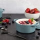 Kook 4-Pc Mini Cocotte Casserole Dish with Lid Stoneware Kitchen Set ...