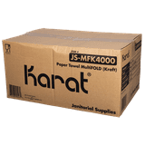 Karat JS-MFK4000 Multifold Paper Towels, Kraft (Pack of 4008) - Walmart.com