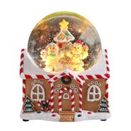 Plus Size Christmas Snow Globe Snowman Tree - Snow Globe with 8 Songs ...