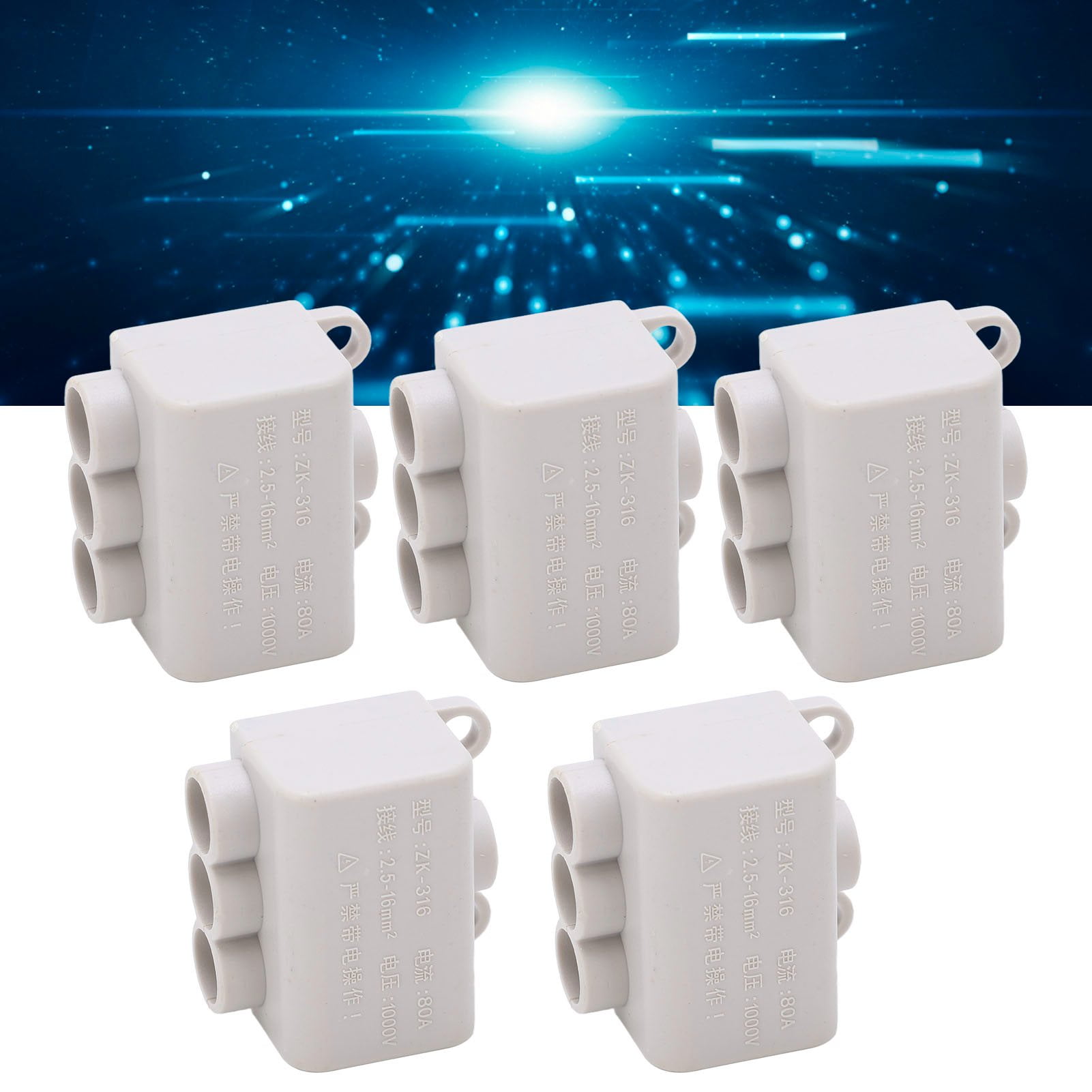 Inline Junction Connector Box, 2.5-16mm² Range Professional Flame ...