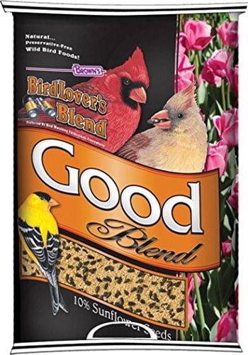 Brown's Bird Lover's Good Blend Bird Food, 40 Lb - Walmart.com ...