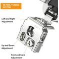 50 Pack 1-5/16" Overlay 3D Soft Close Concealed Hinge for Face Frame ...