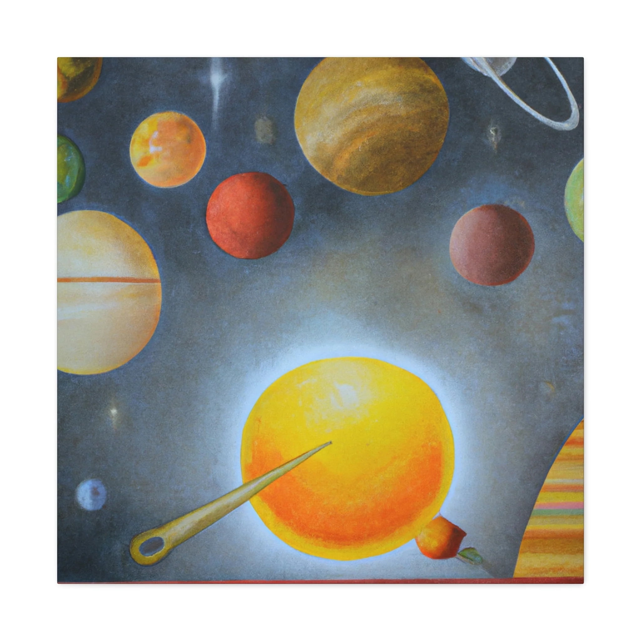 Celestial Solar Symphony - Canvas - Walmart.com