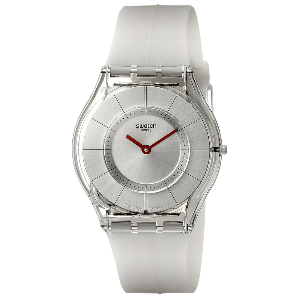 Swatch - Swatch SFM129 Women's Classic Skin Ghost Grey Dial Transparent ...