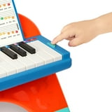 Battat Mini Musician's Piano with Color-Coded Keys and Music, Toddler ...
