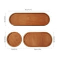 Baking Tray,Wooden Serving Tray – Smooth Varnished Finish Sturdy Flat ...