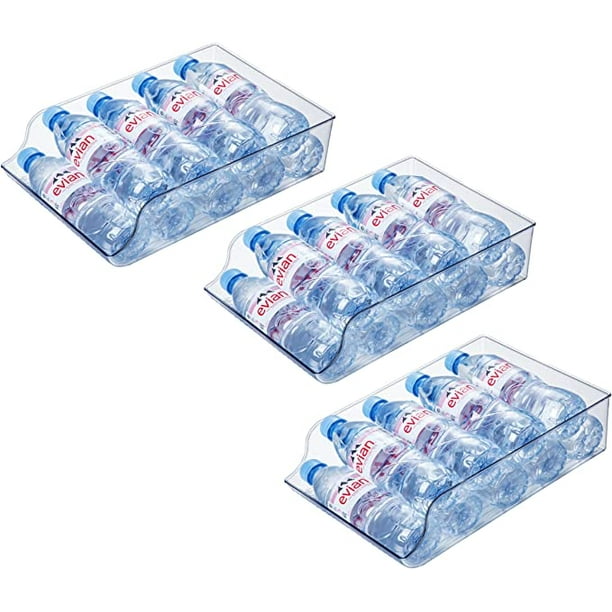 JINAMART (Set of 3) Water Bottle Refrigerator and Freezer Organizer Bin ...