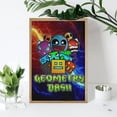 Geometry Dash Diamond Art Kits for Adults 5D Diamond Art , DIY Paint ...