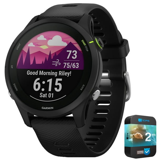 Garmin 010-02641-20 Forerunner 255 Music GPS Smartwatch Black Bundle ...