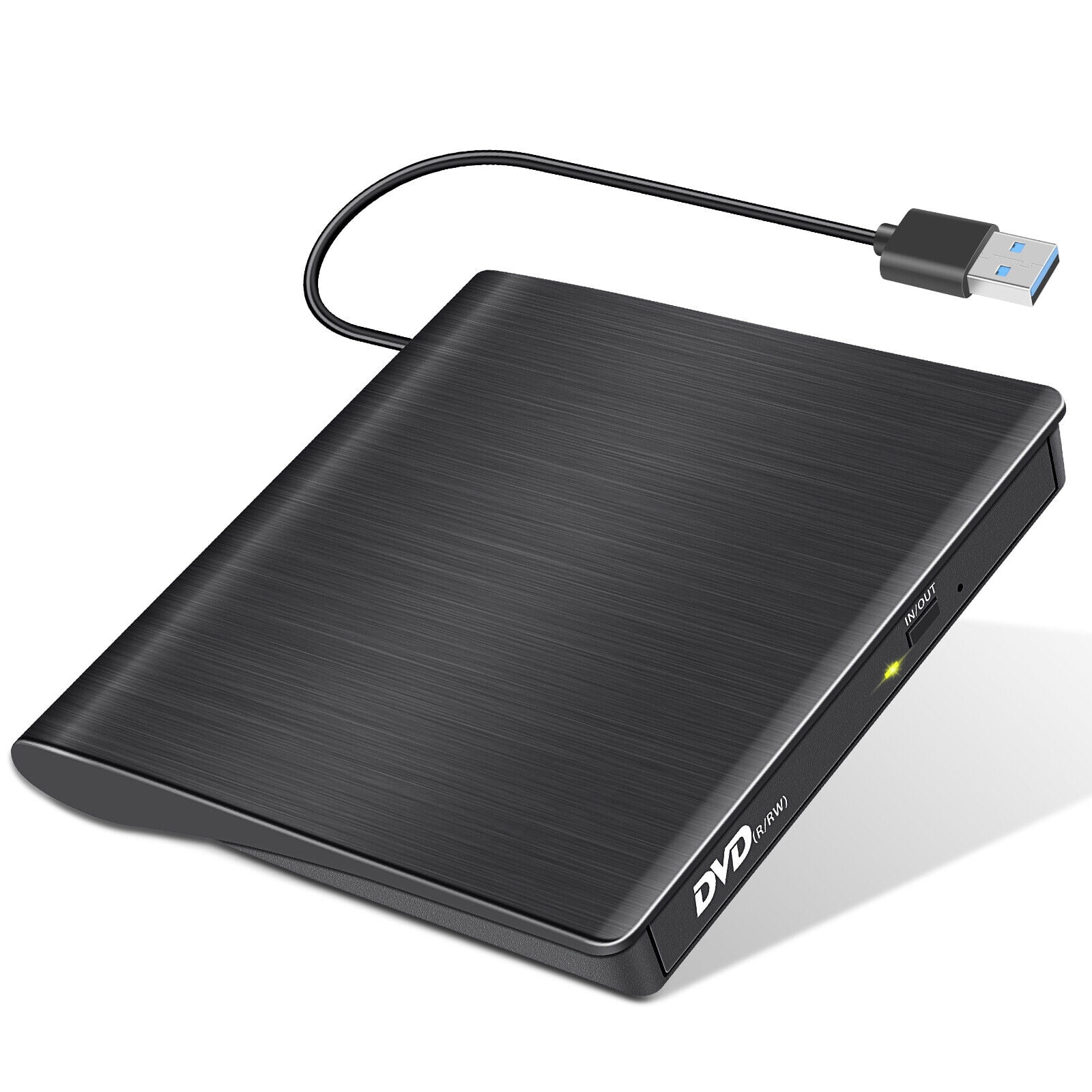 External DVD RW CD Writer Drive USB 3.0 Slim Burner Reader Player for ...