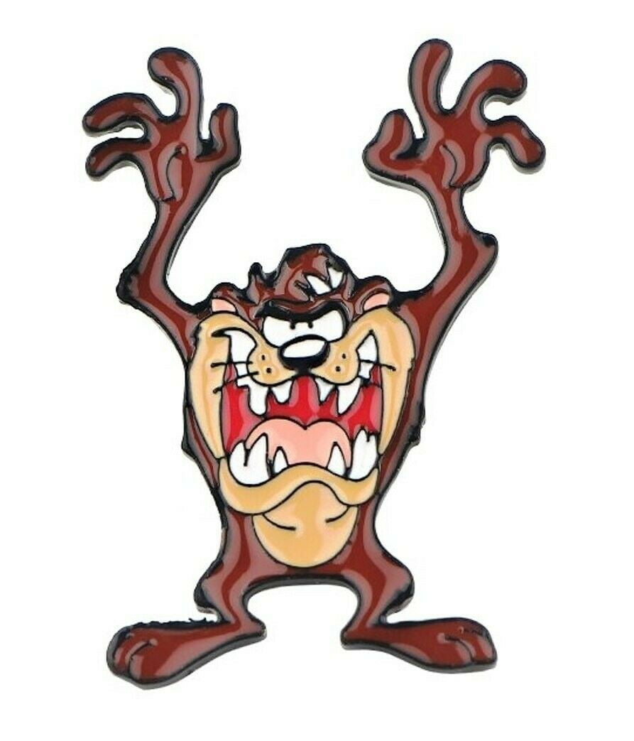 Tasmanian Taz Character 1.5 Inches Tall Enamel Metal Pin - Walmart.com