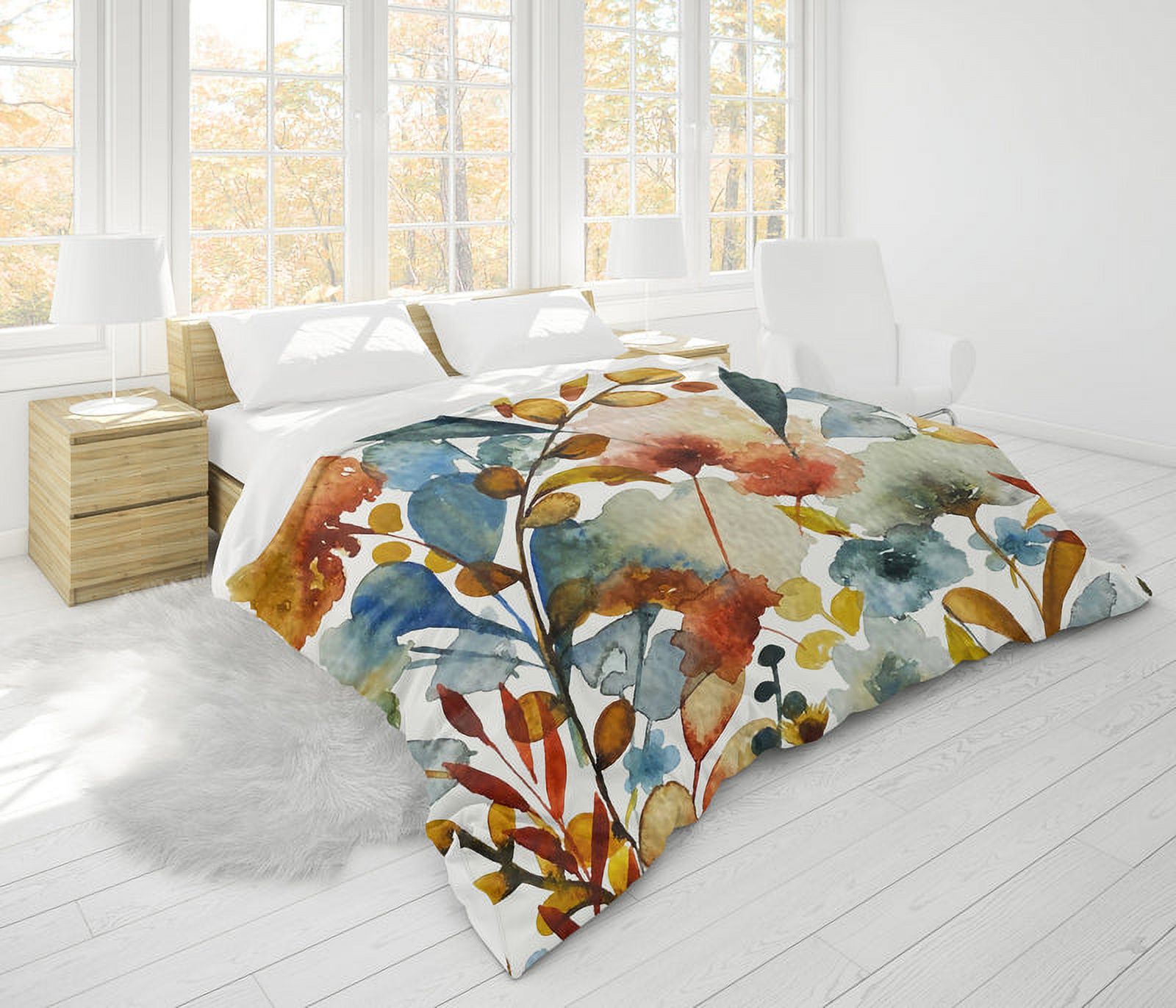 Funda Nórdica Fall Flora II King | King, Queen, Full/Double, Twin ...