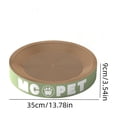 Cat Scratcher Cardboard,2 in 1 Cat Scratch Pad Bowl for Indoor Kitty ...