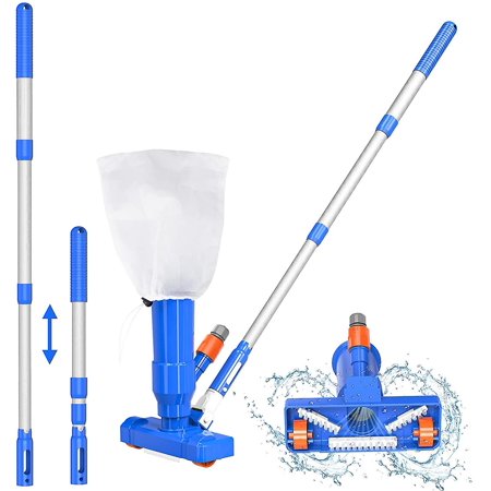 Cisea 1pcs Upgraded Pool Vacuum Kit, Portable Pool Vacuum Pond With ...