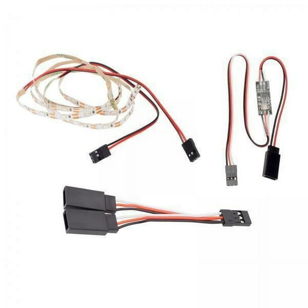 Tira,rc ala voladora luces led lámpara de avión,RC coche avión helicóptero lámpara intermitente ...