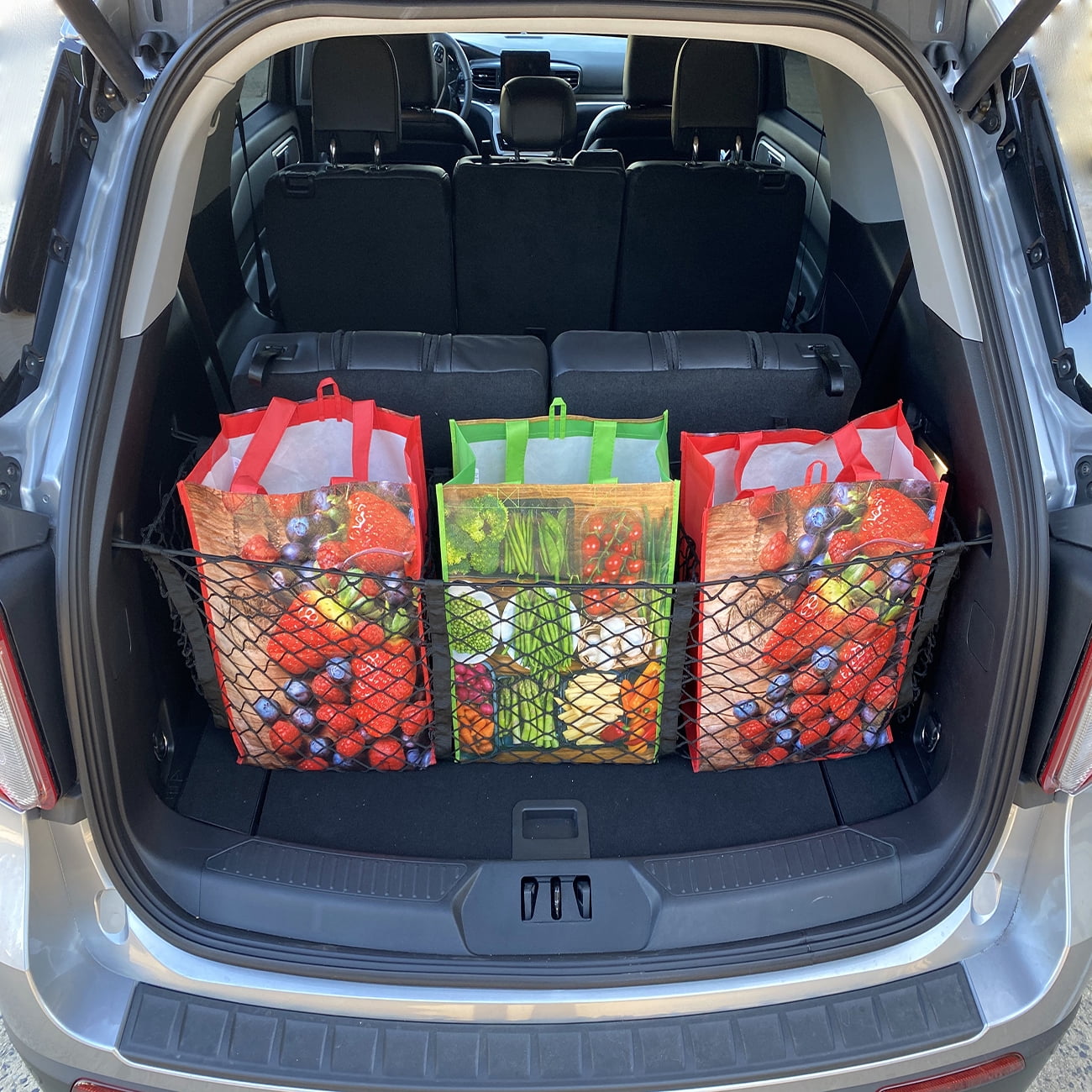 Envelope Style Trunk Cargo Net with 3 Pockets for Ford Explorer 2020 ...