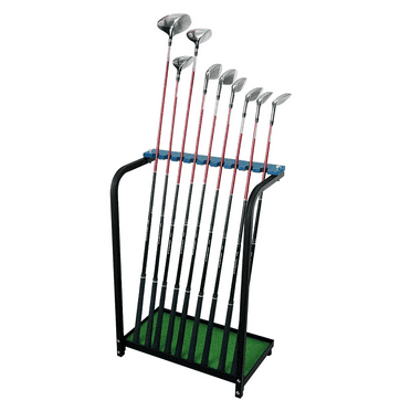 GoSports Premium Wooden Golf Putter Stand - Indoor Display Rack - Holds ...