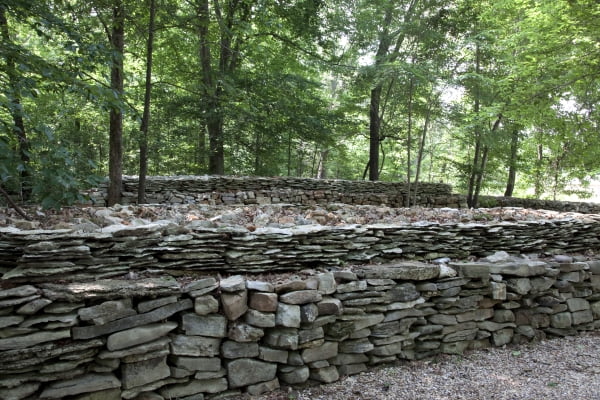 Print: This Is An Amazing Stone Wall Constructed Single-Handedly By A ...