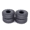 4PCS 1.9 Inch Crawler Rubber Tires for 1/10 Crawler TRX-4 TRX-6 Axials ...