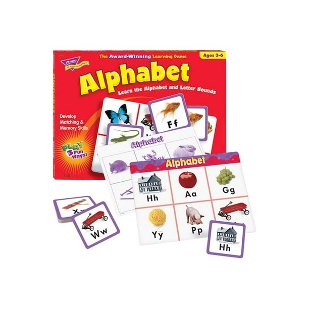 TREND enterprises Match Me - Alphabet - card game, memory game ...