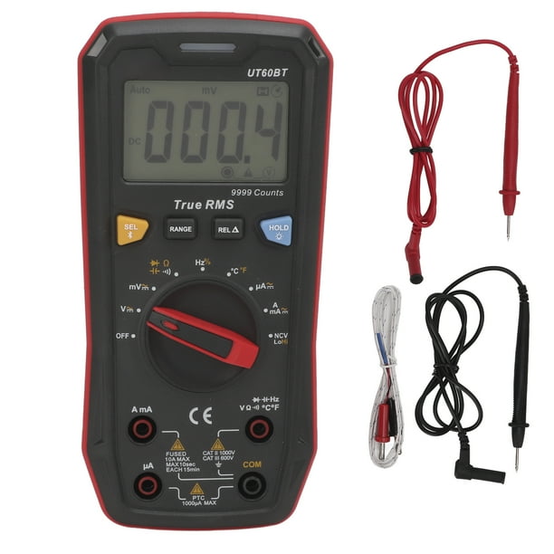 Multímetro digital LCD grande TRMS Alta seguridad Medición rápida ...