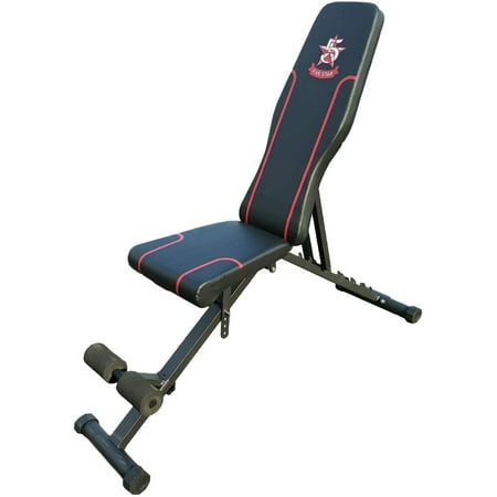 5 Star TD Adjustable Weight Bench, Utility Weight Bench Press - Full ...