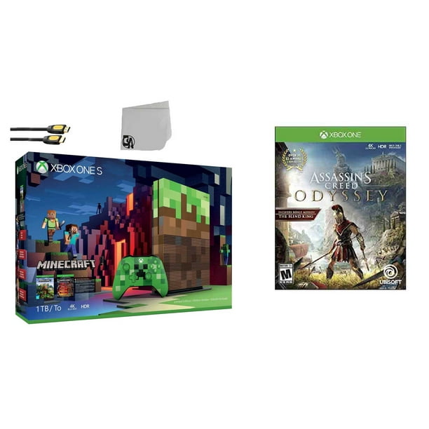 Microsoft 23C-00001 Xbox One S Minecraft Limited Edition 1TB Gaming ...