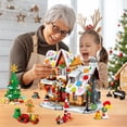 Gingerbread Village House Building Toy with Santa Claus for Adults and ...